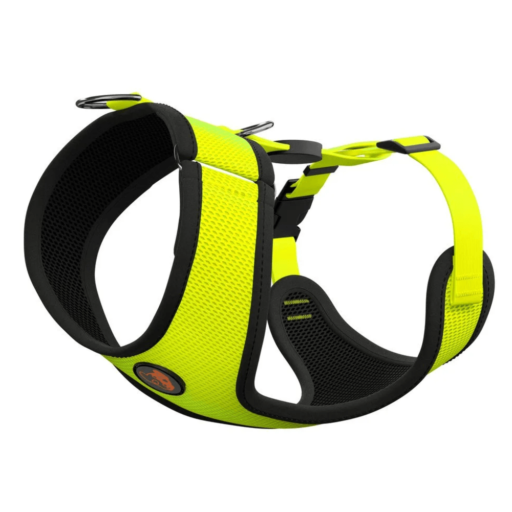 Peitoral para Cães Lumini Amarelo - M - petbox